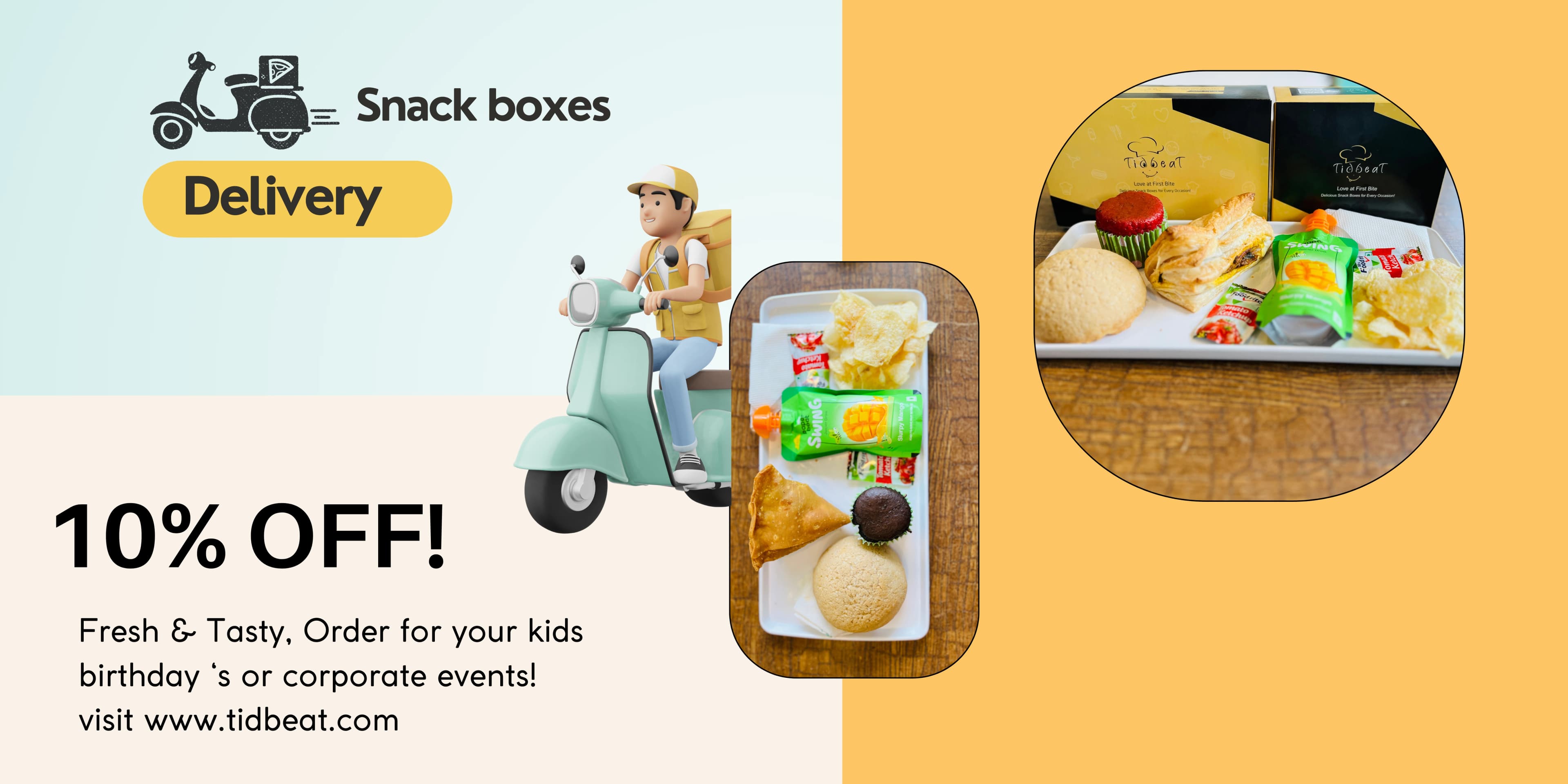 Order Snack Boxes Online | Tidbeat - Hyderabad, Bengaluru, Pune & More